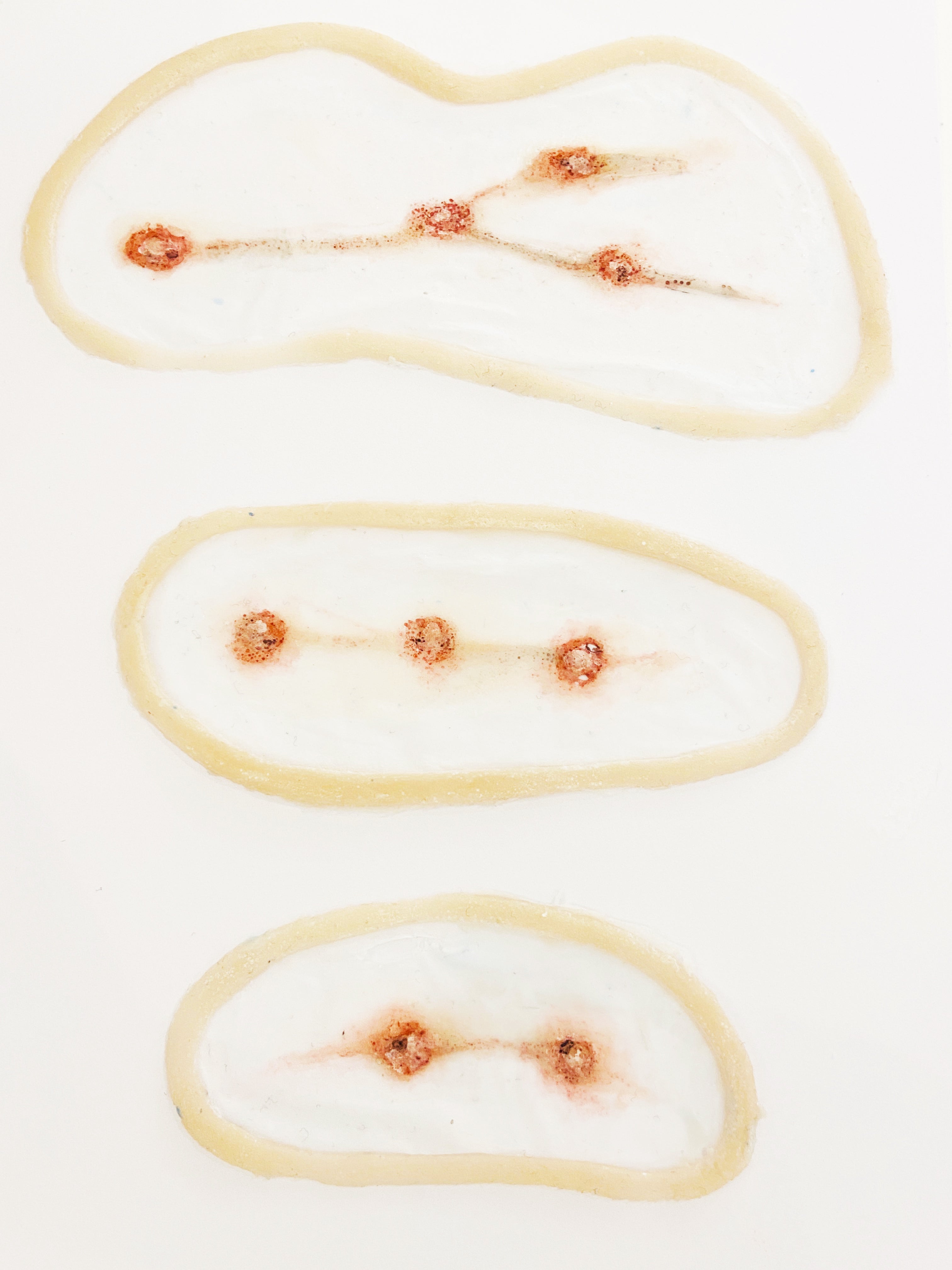 3 pieces unpainted Silicone Prosthetic drug needle / track marks – Mud Fx